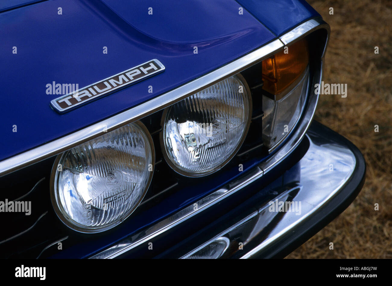 Triumph car badge emblem hi-res stock photography and images - Alamy