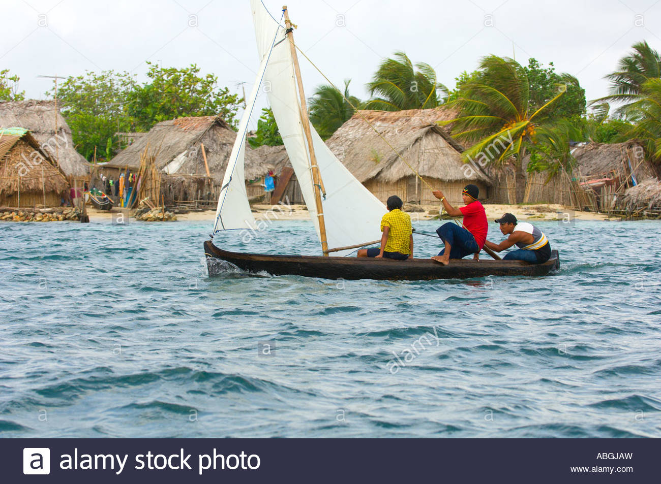 San Blas Islands Panama Kuna Tribe Stock Photos & San Blas Islands ...