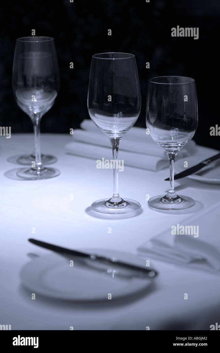 Restaurant Table Setting Stock Photo - Alamy Restaurant Table Setting Stock Photo - Alamy