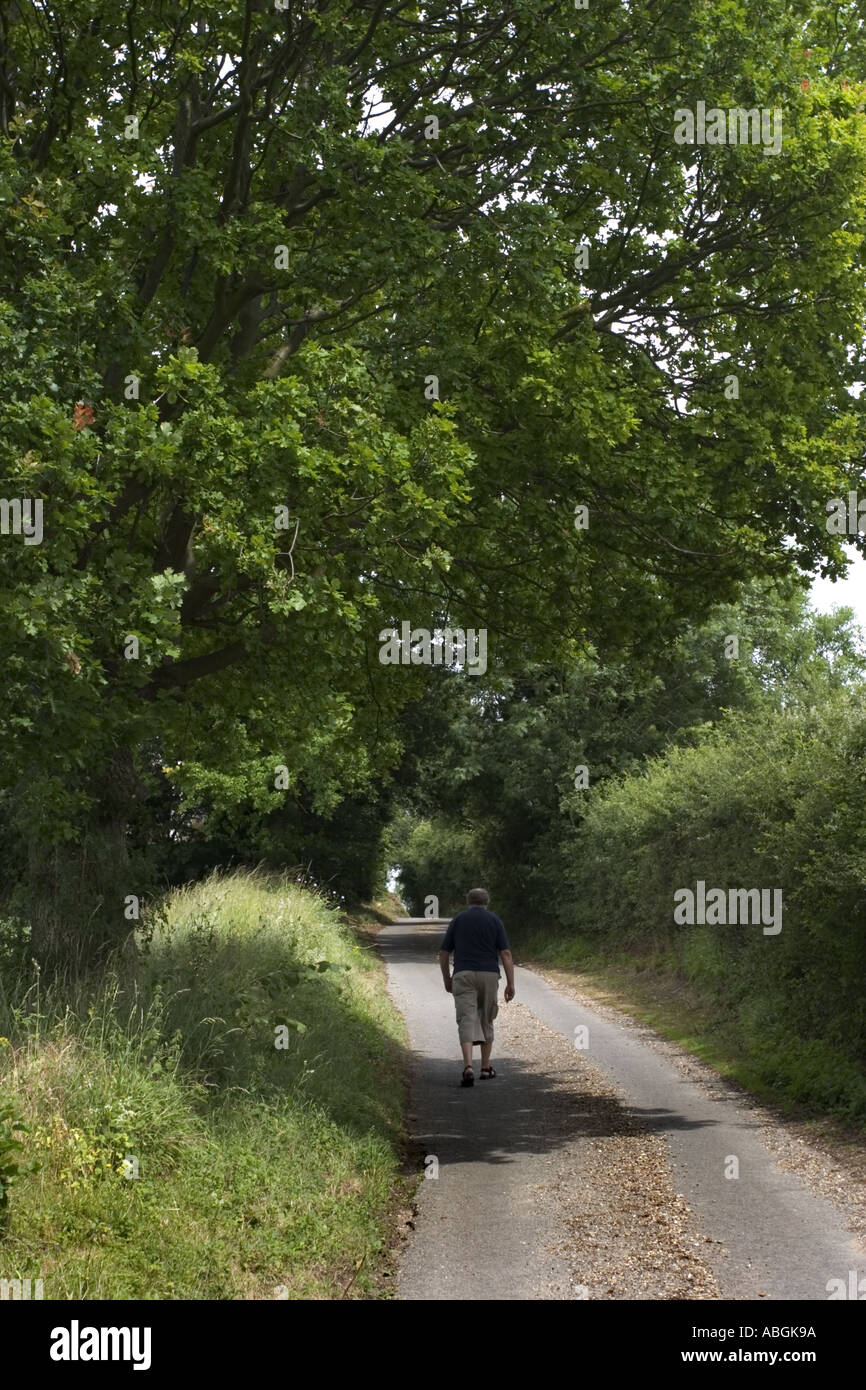 Walking down country lane hi-res stock photography and images - Alamy