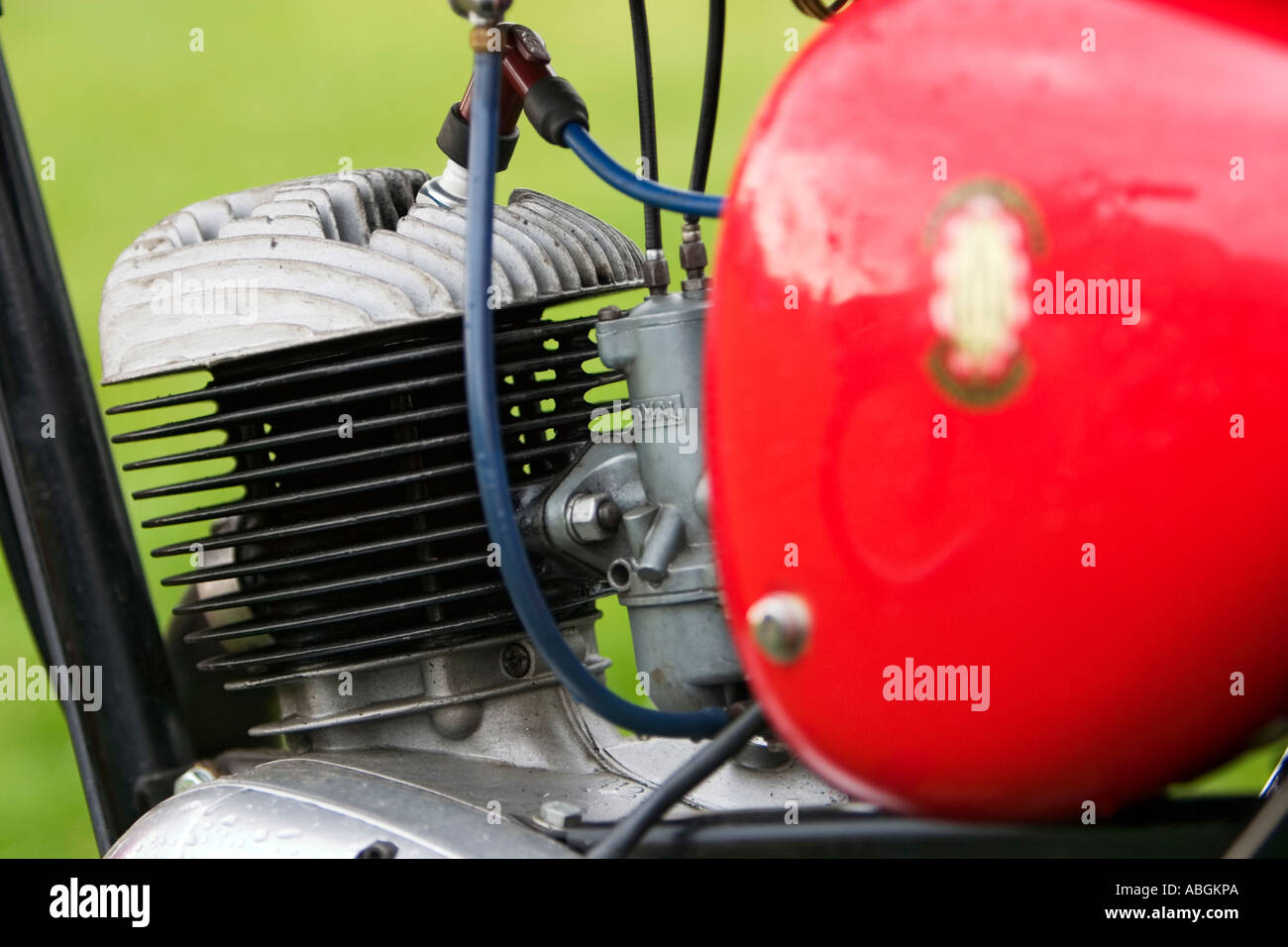 Detail of BSA motorcycle engine Stock Photo - Alamy
