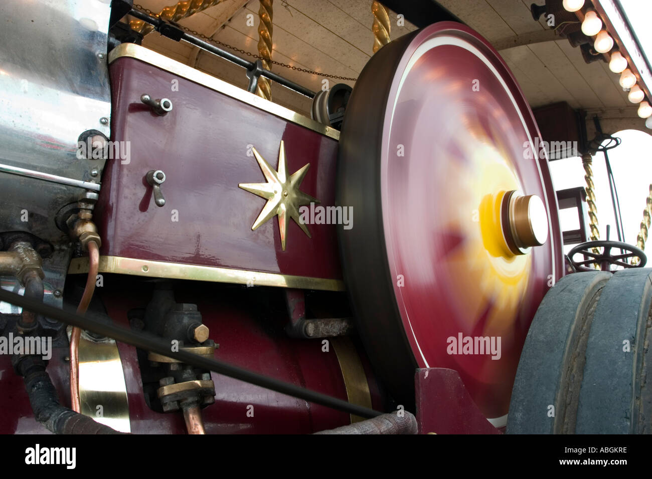 Steam engine flywheel hi-res stock photography and images - Alamy