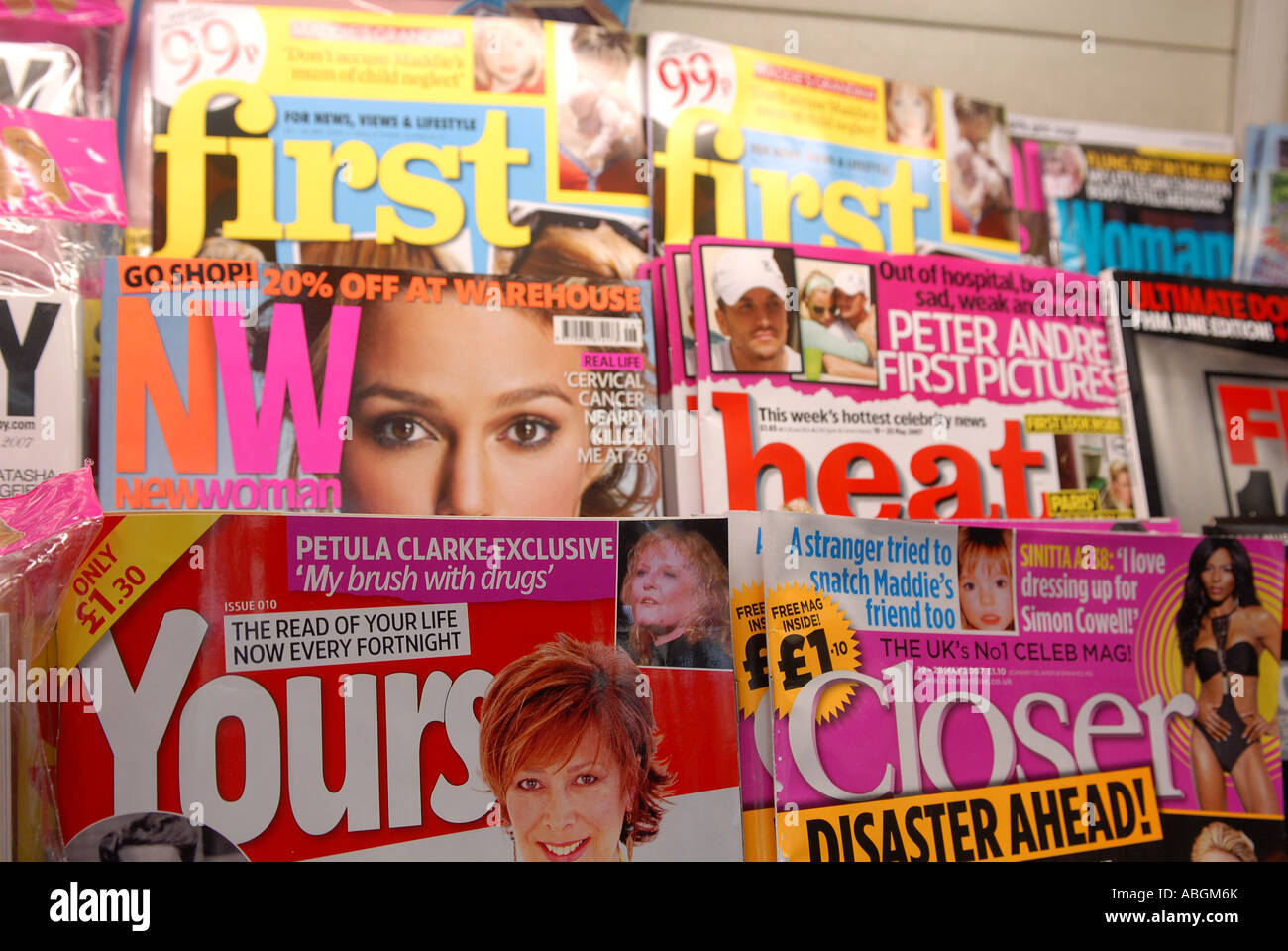 Generic pictures of magazines published by EMAP Stock Photo - Alamy