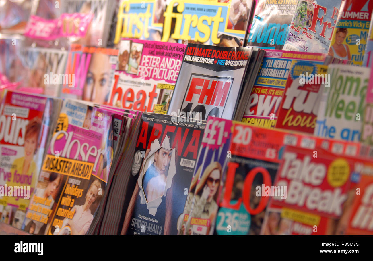 Generic pictures of magazines published by EMAP Stock Photo - Alamy