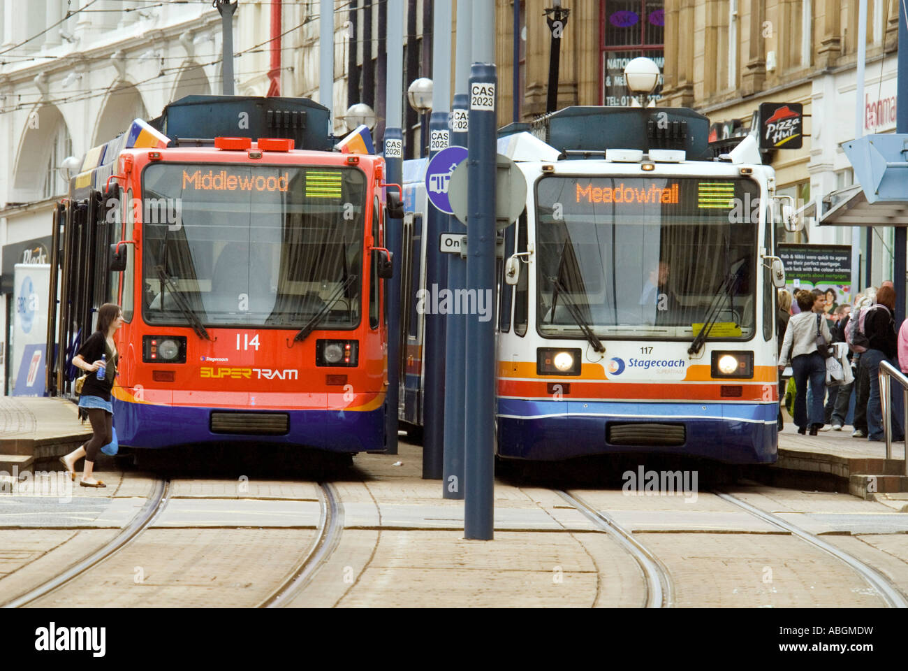 Sheffield tram hi-res stock photography and images - Alamy