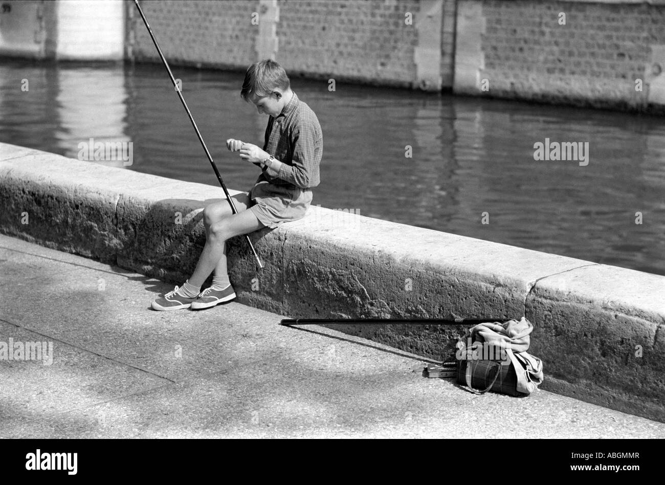 1950s fishing hi-res stock photography and images - Alamy