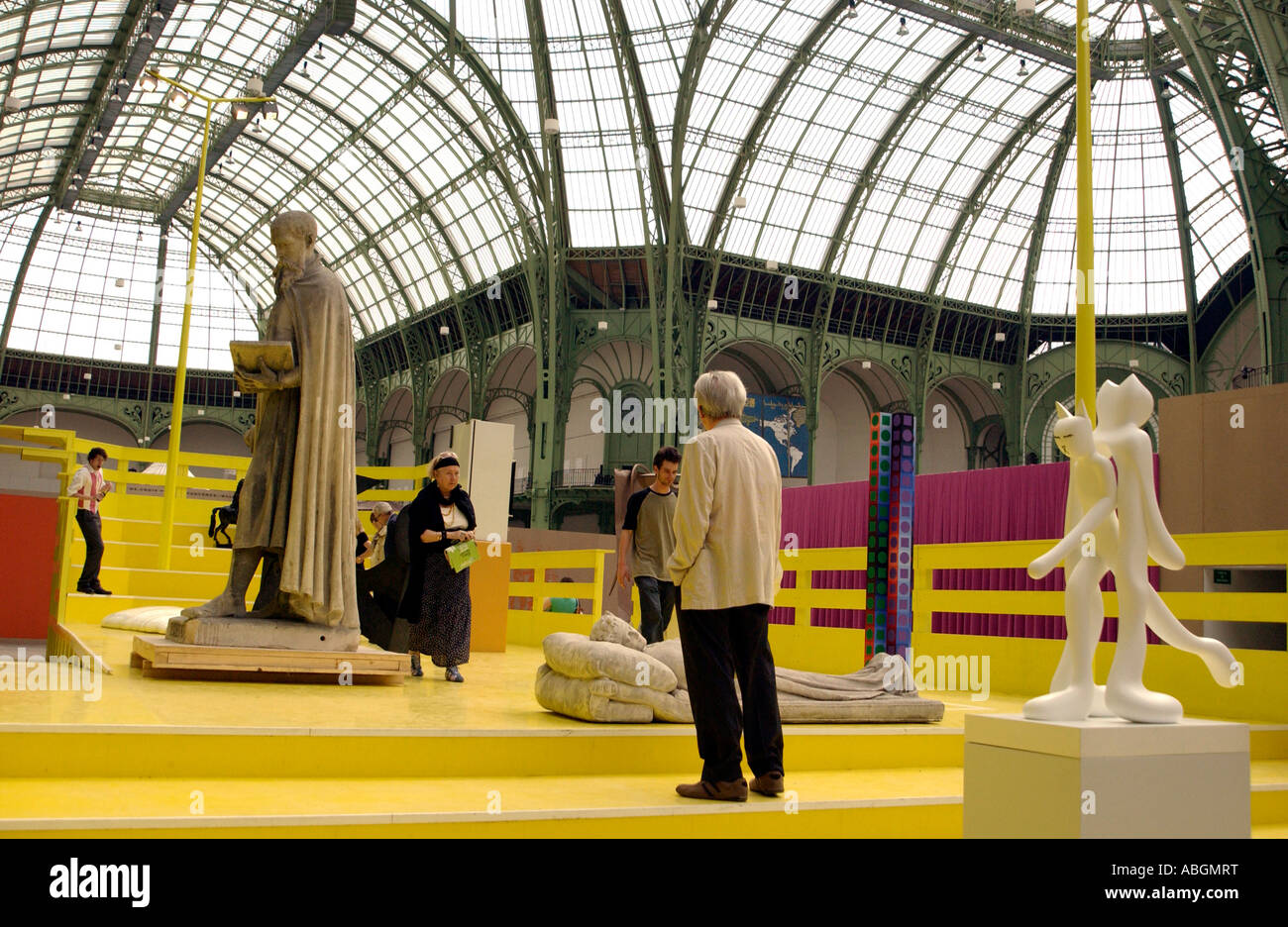 Installations by French artists are displayed in the exhibition La ...