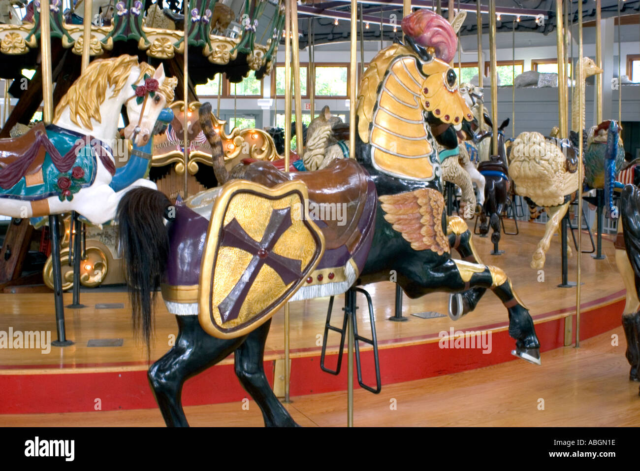 Carousel in Coolidge Park Chattanooga Tennessee USA Stock Photo - Alamy