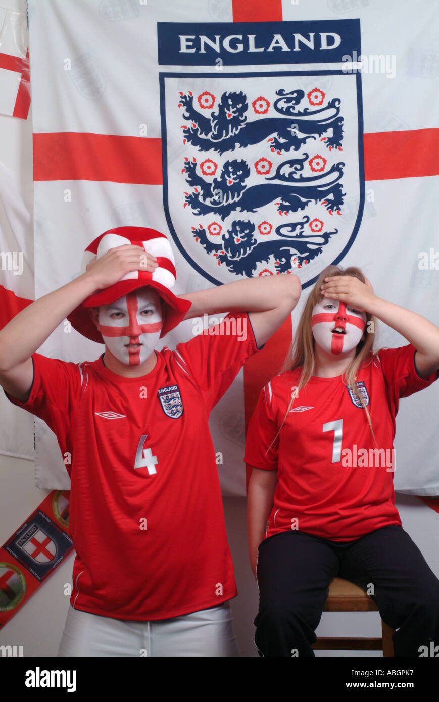 england football fan Stock Photo - Alamy