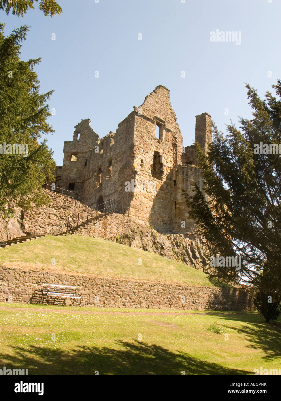 Dirleton Castle Scotland Stock Photo - Alamy