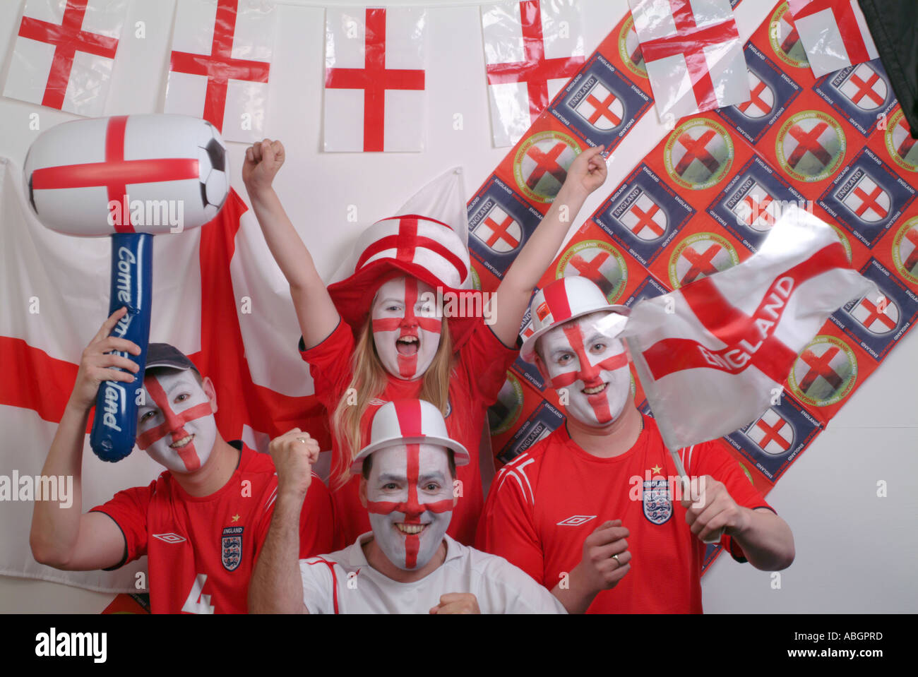 England football fans hi-res stock photography and images - Alamy