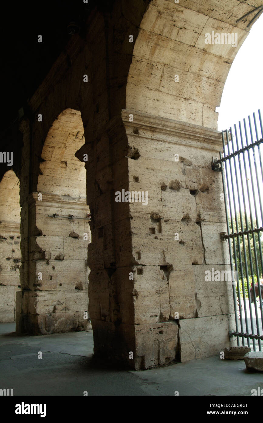 Inside the Colloseum Stock Photo - Alamy
