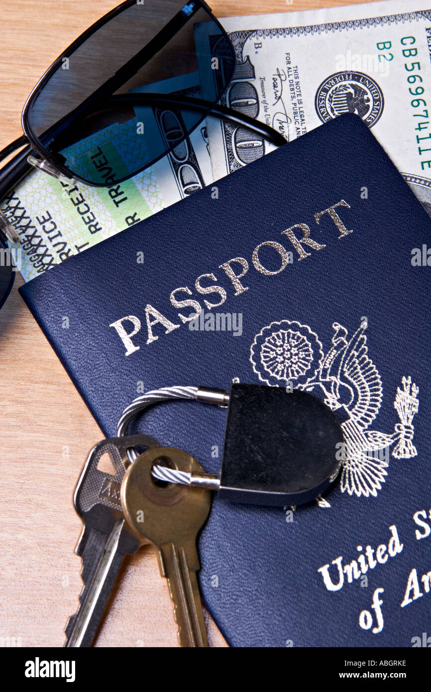 Ticket passport sunglasses hi-res stock photography and images - Alamy