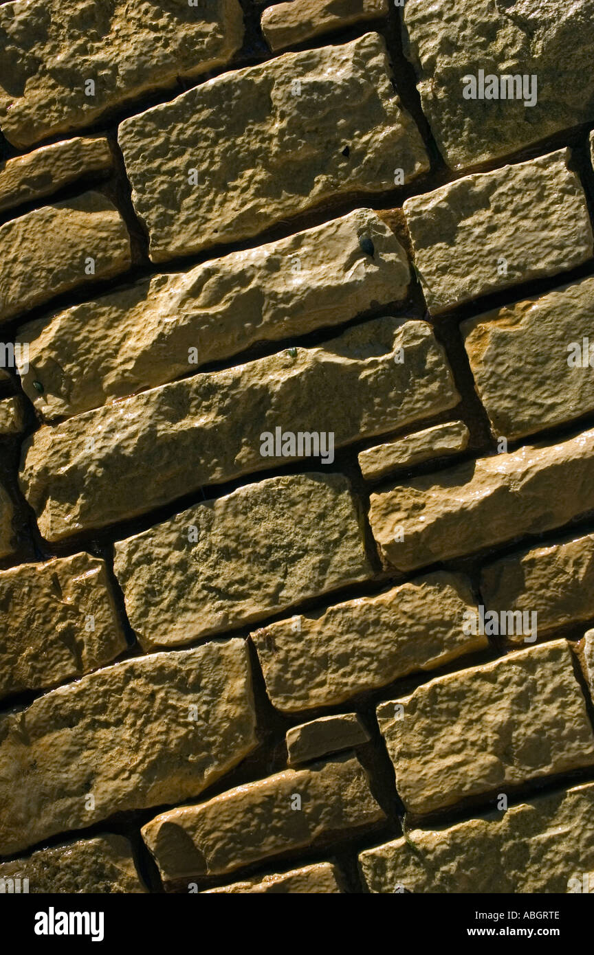 Rock wall on diagonal Stock Photo - Alamy