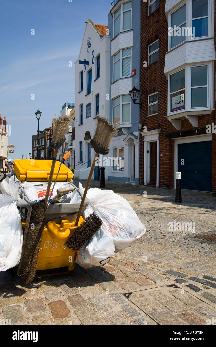 Refuse collection trolley cart hi-res stock photography and images - Alamy