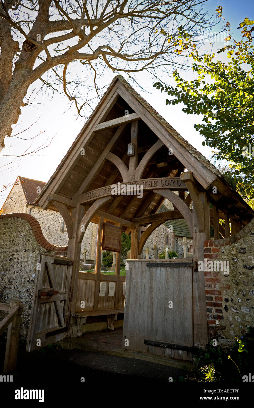Church Lych Gate, Sussex Stock Photo - Alamy