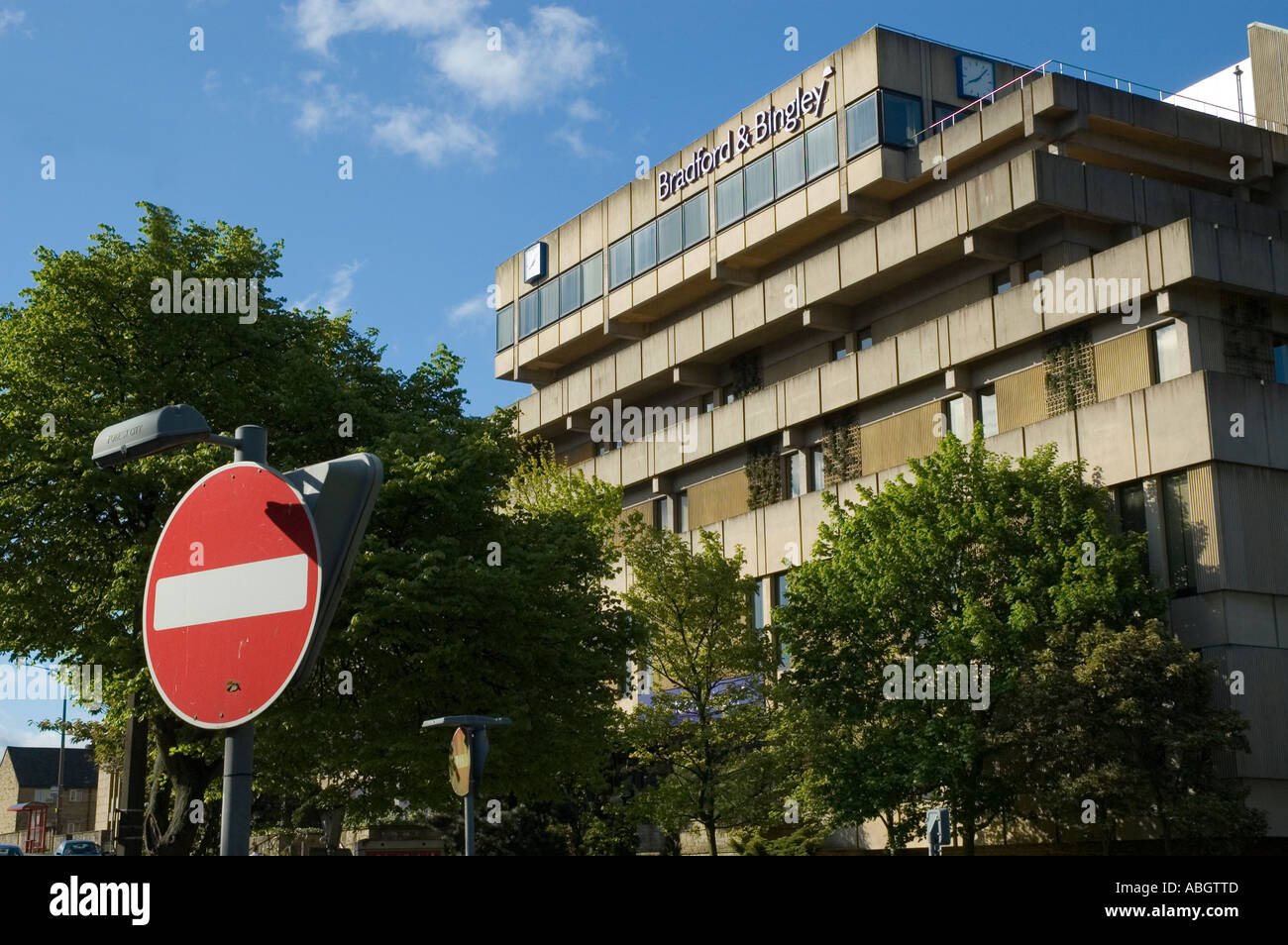 Headquarters of the bradford and bingley building society hi-res stock ...