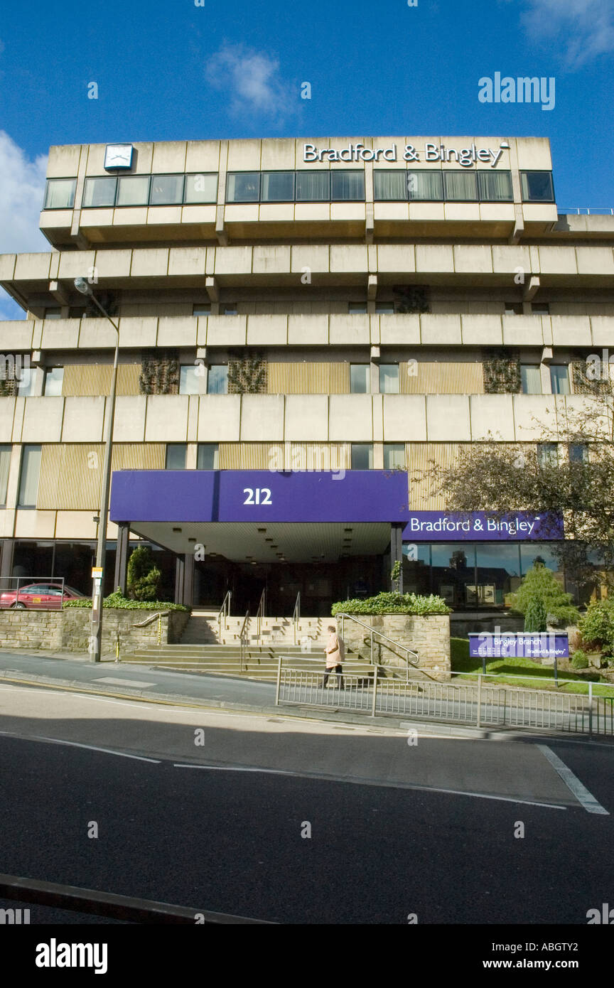 Headquarters of the Bradford and Bingley Building Society in Bingley ...