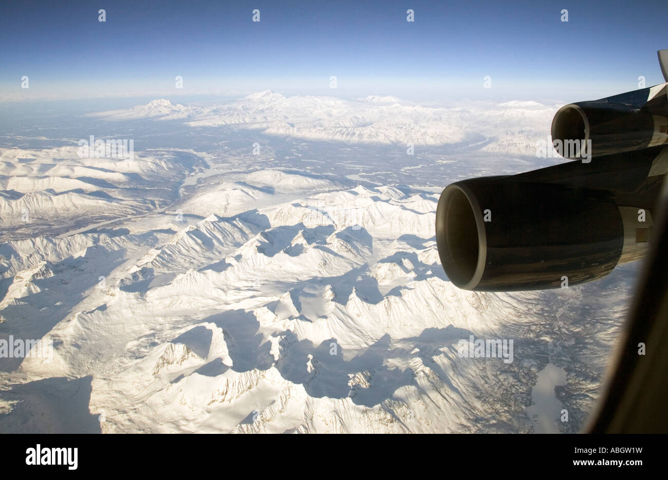 Aerial view alaska airlines hi-res stock photography and images - Alamy