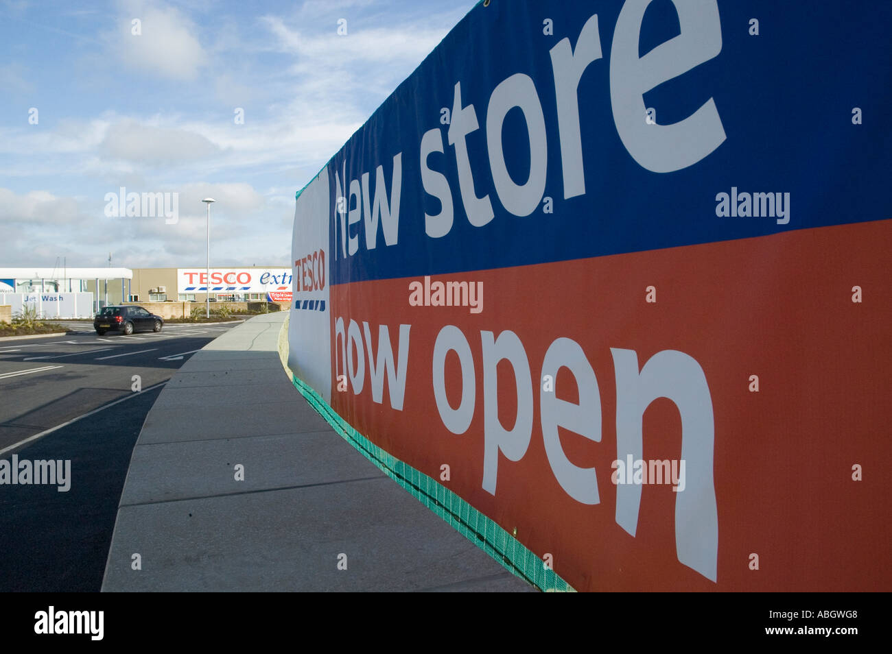 A newly opened tesco extra store in Bradford Stock Photo - Alamy