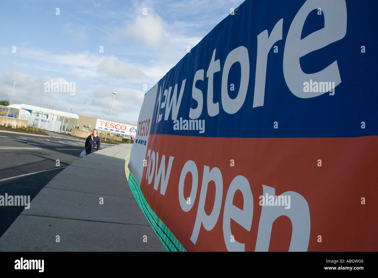 A newly opened tesco extra store in Bradford Stock Photo - Alamy