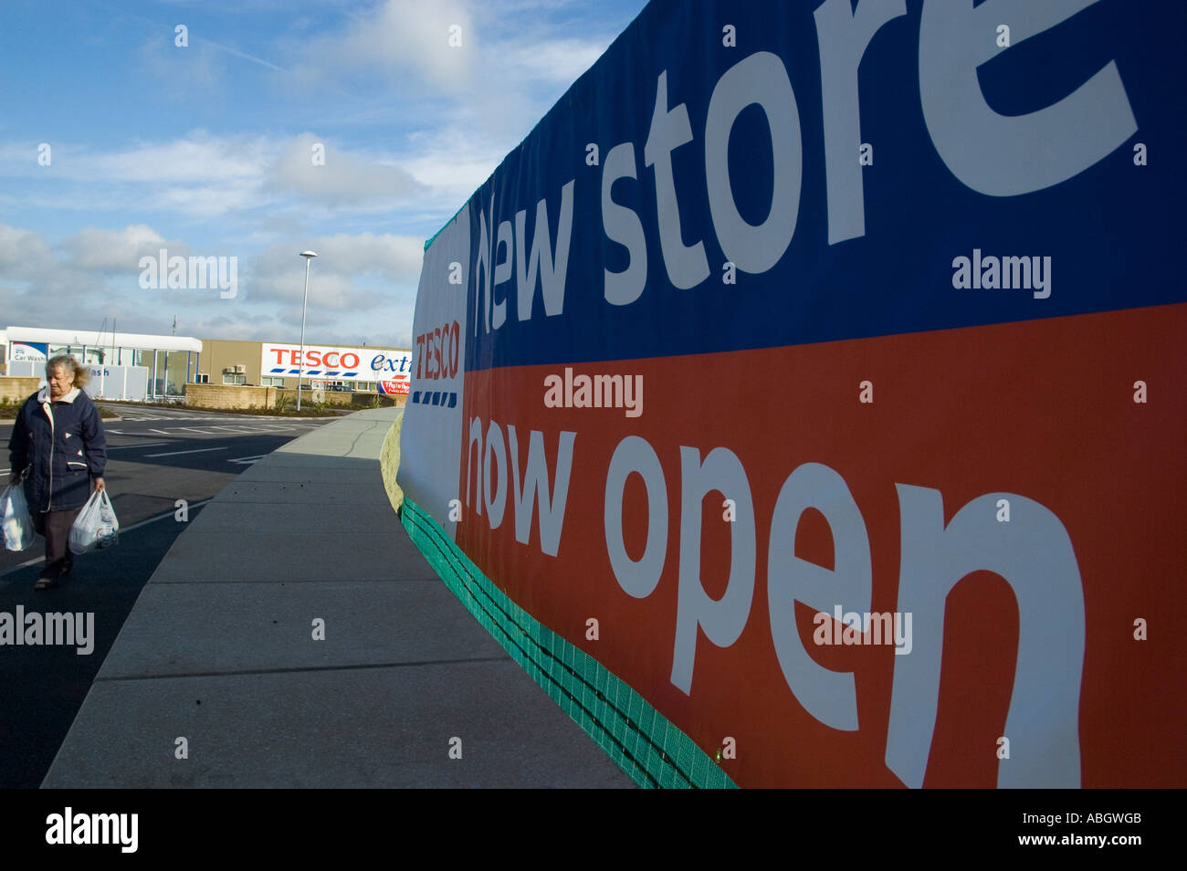 A newly opened tesco extra store in Bradford Stock Photo - Alamy