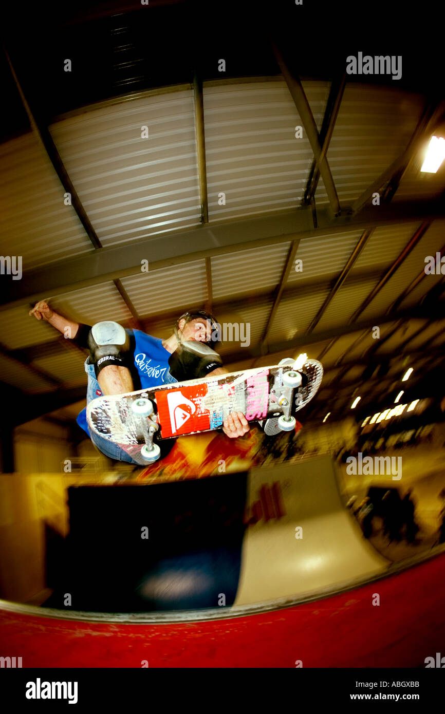 Jamie Baker vert on the Red Bull Ramp Stock Photo - Alamy