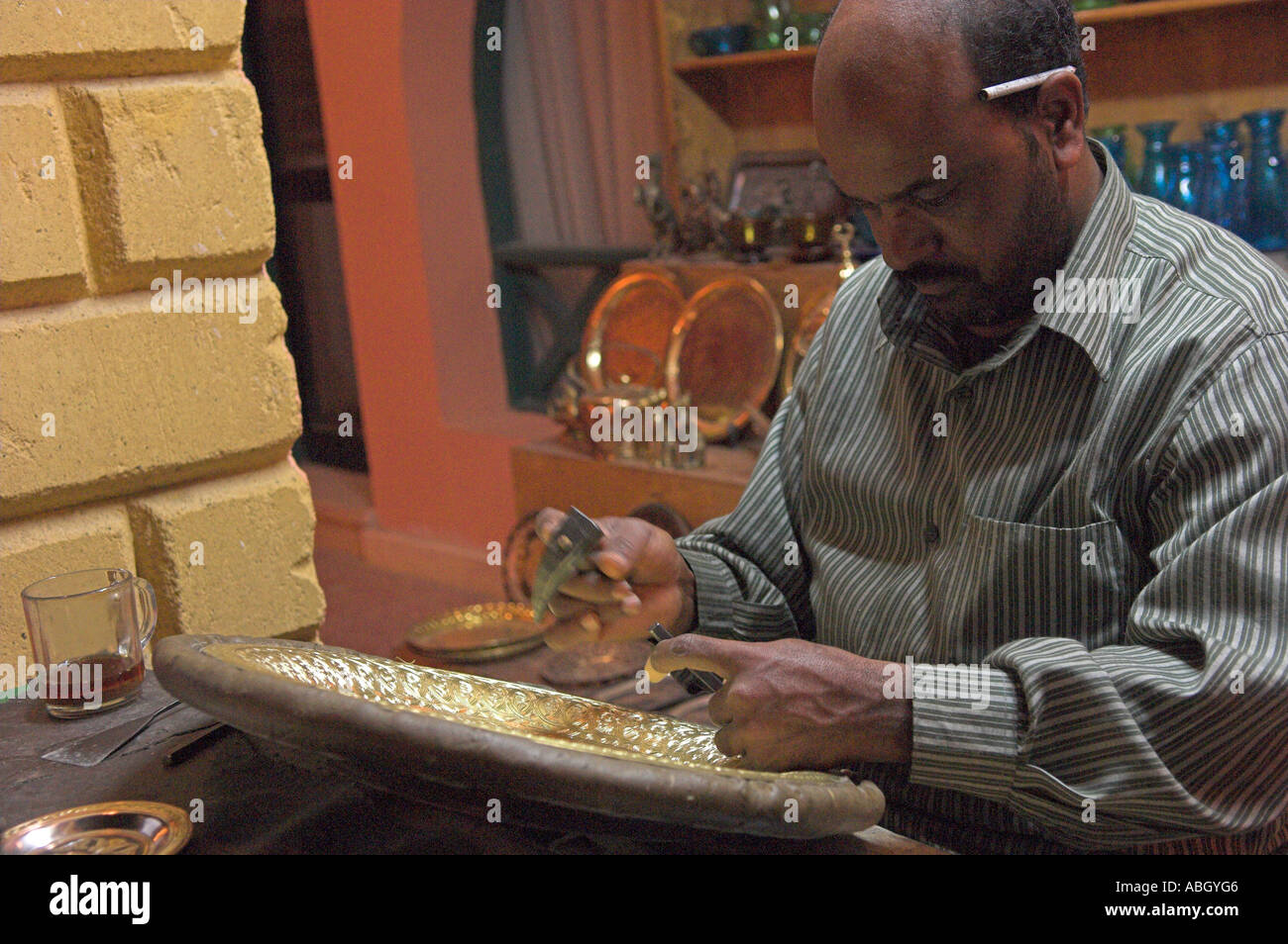 Copper chisel egypt hi-res stock photography and images - Alamy