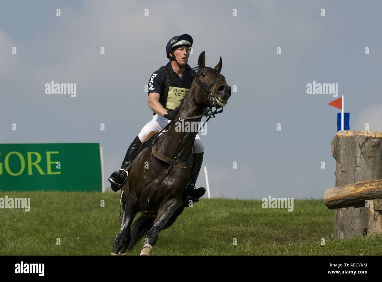 Three Day Event Rider Olivertownend Taking part in the Cross Country ...