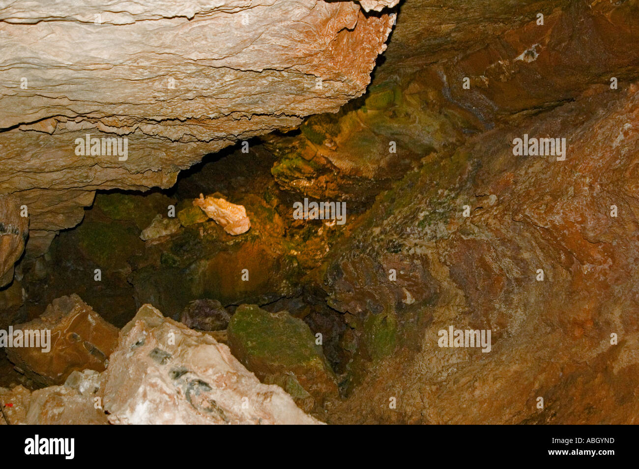 Cave formation underground Stock Photo - Alamy