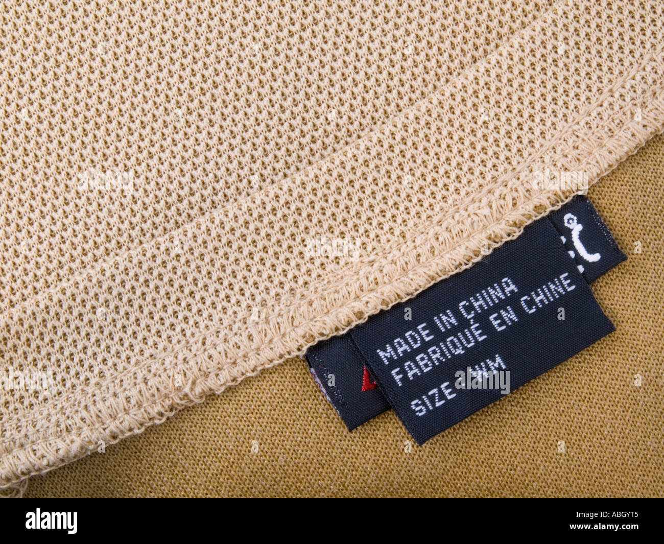 Clothing label polyester hi-res stock photography and images - Alamy