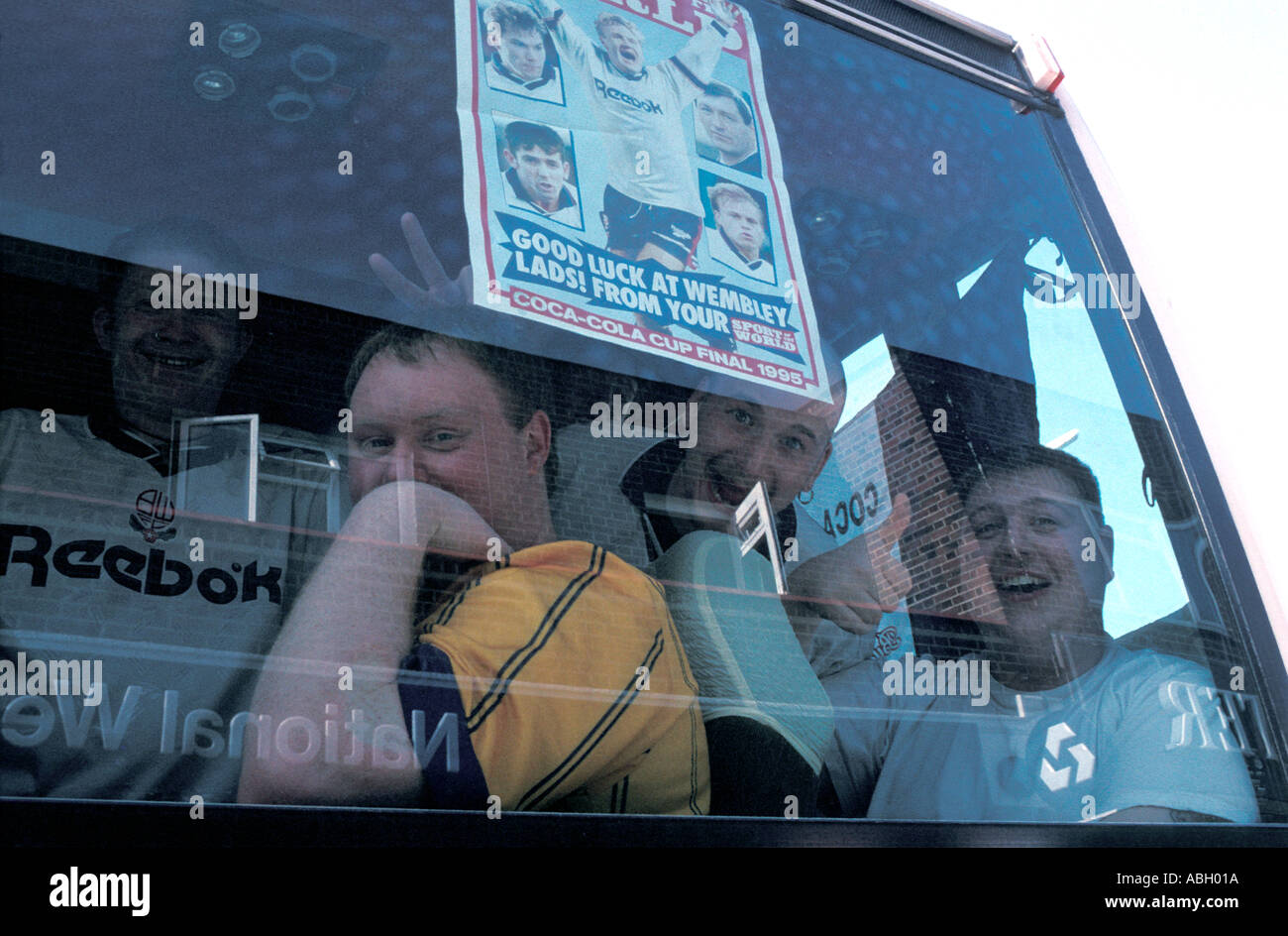 Football fans travel bus hi-res stock photography and images - Alamy