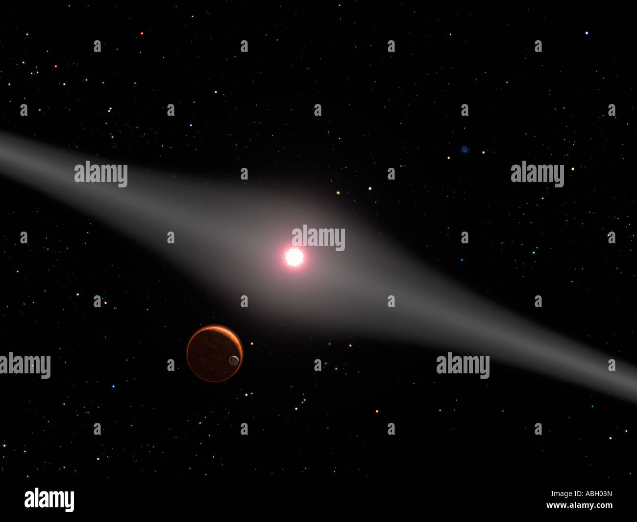 The view from the vicinity of a hypothetical terrestrial planet and ...