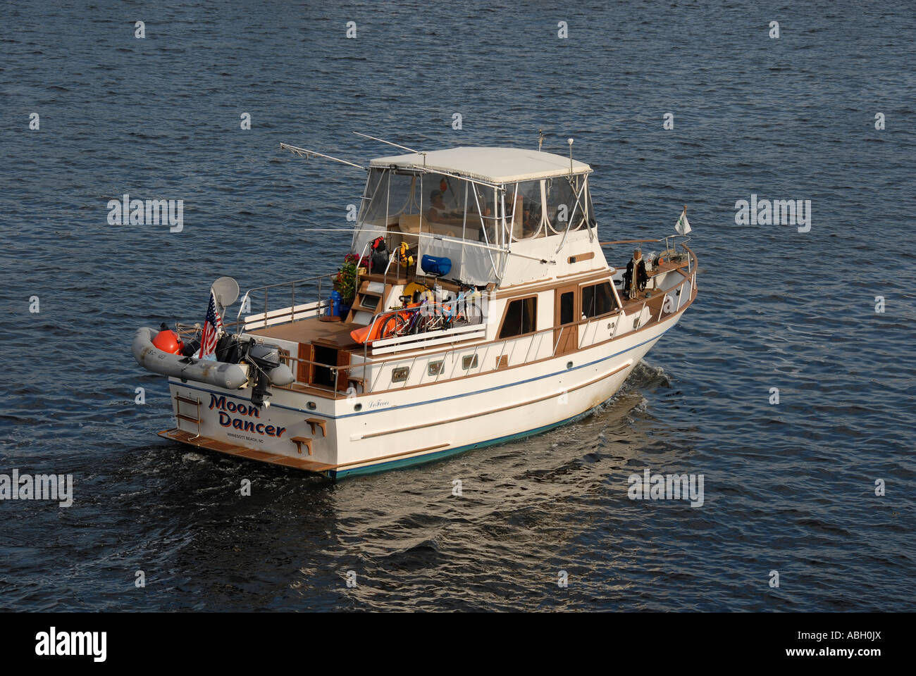 Luxury boat on Atlantic Ocean Stock Photo - Alamy