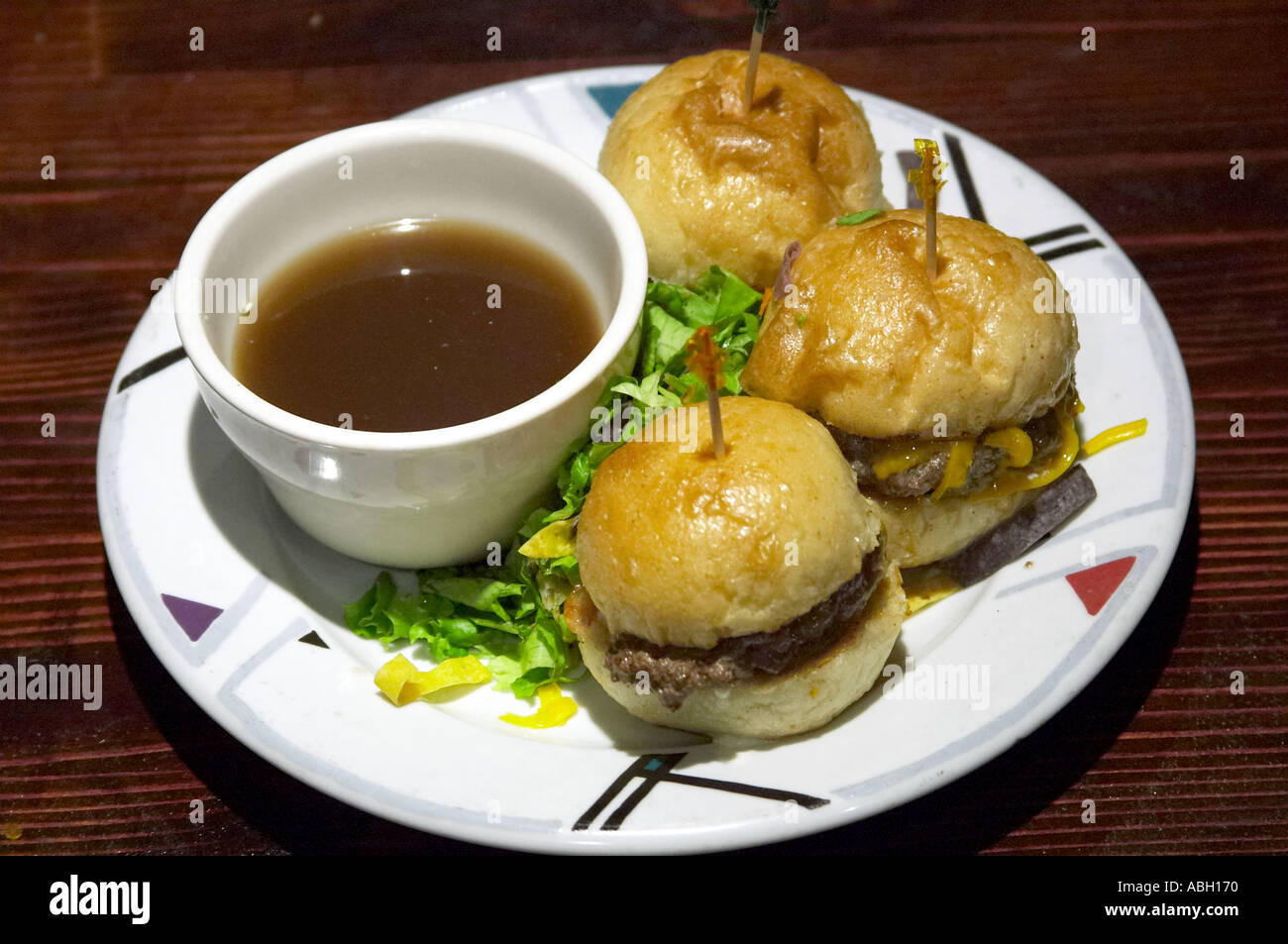 little burger sliders Stock Photo - Alamy
