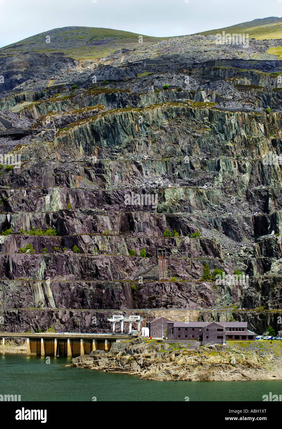 Llanberis Slate Mine Stock Photo - Alamy