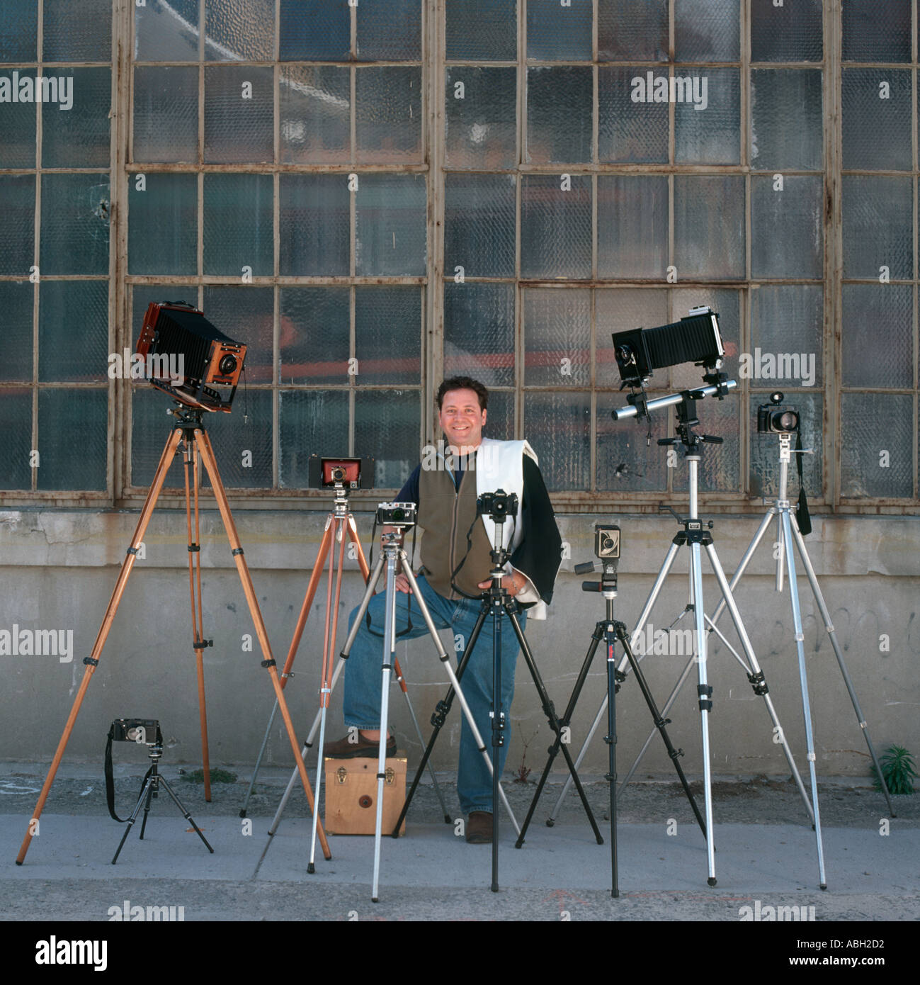 Surrounded by the tools of her trade hi-res stock photography and ...