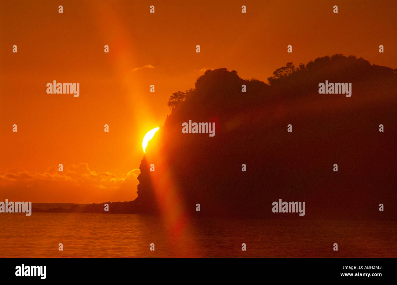 Sunrise at Matapouri Bay Northland North Island New Zealand Stock Photo ...