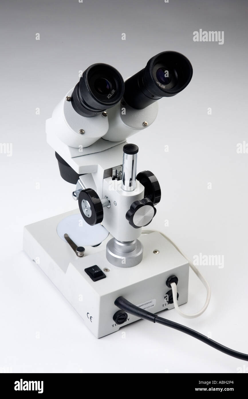 A binocular microscope Stock Photo - Alamy