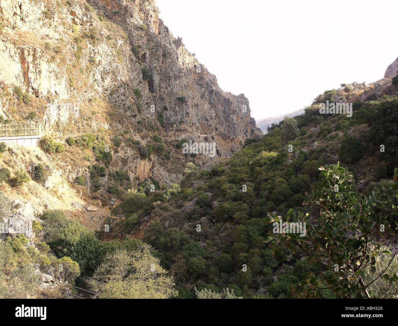 Mountain Gorge Crete Stock Photo - Alamy