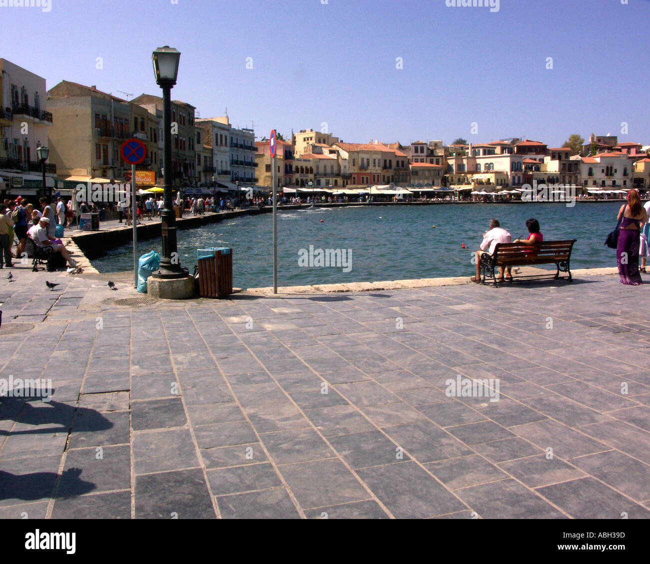 Chania Bay Crete Stock Photo - Alamy