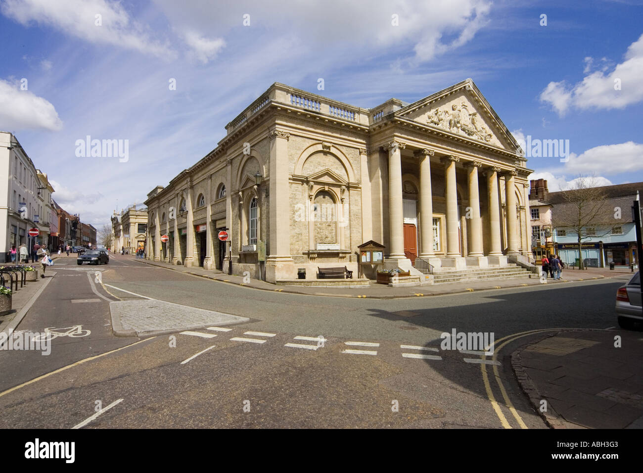 The Corn Exchange building at Bury St Edmunds in Suffolk Stock Photo ...