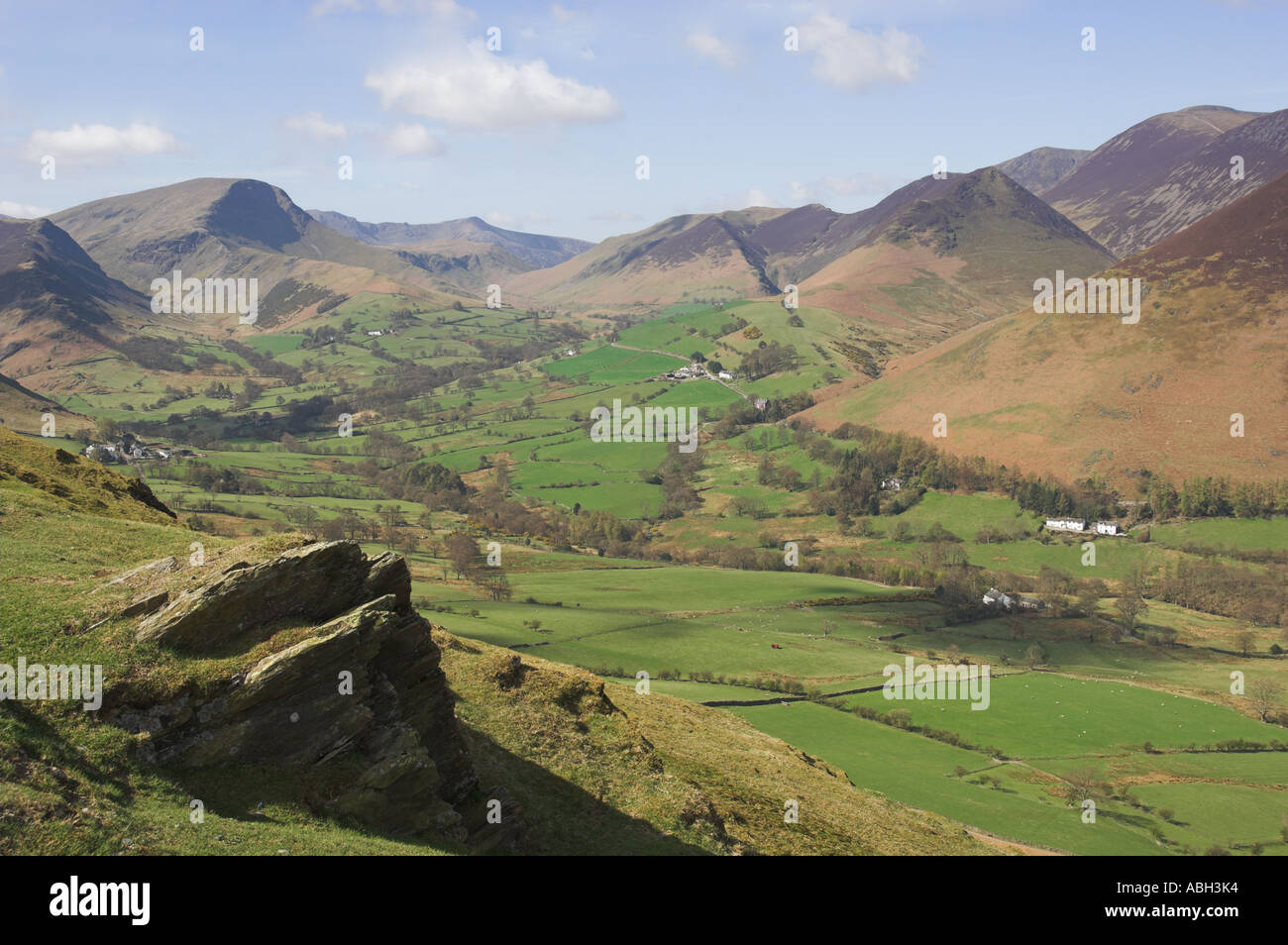 Newlands valley high view hi-res stock photography and images - Alamy