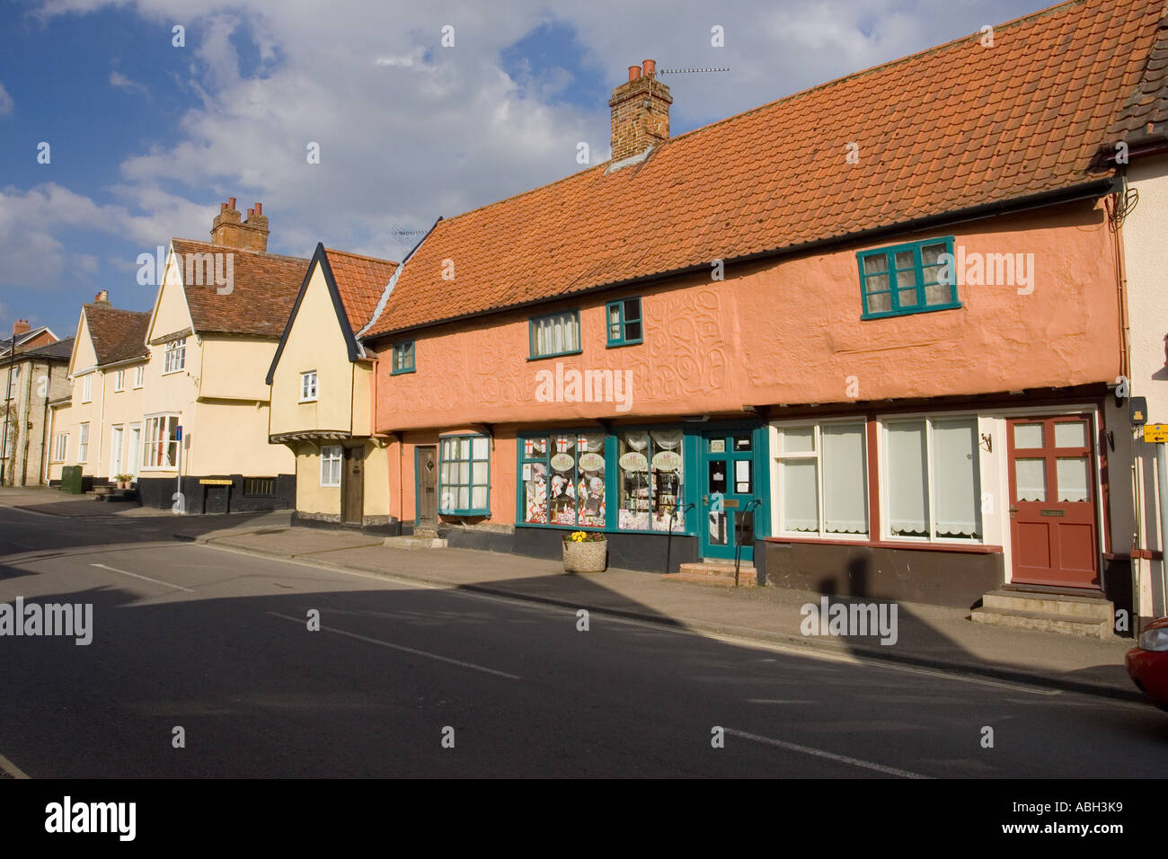 Ixworth village high street in hi-res stock photography and images - Alamy