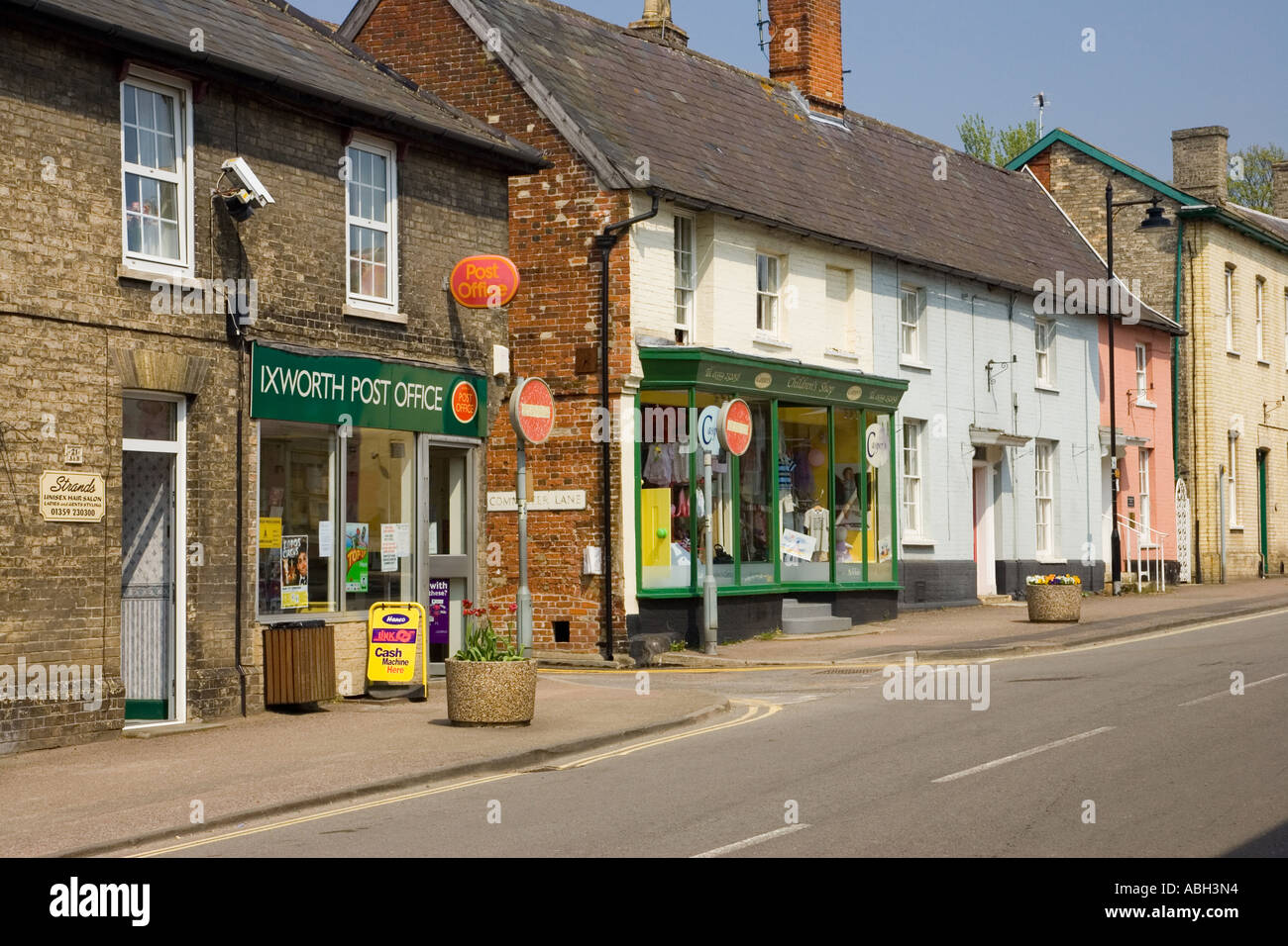 Ixworth village high street in hi-res stock photography and images - Alamy