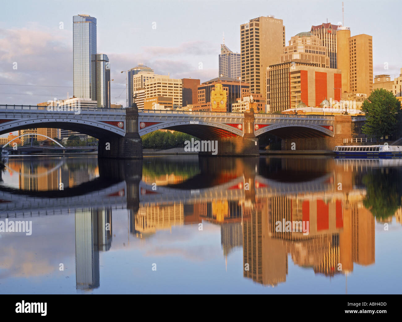 Yarra River and downtown Melbourne in worlds most liveable city of 2004 ...