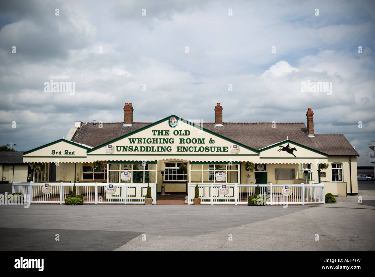 The winners enclosure at Aintree Racecourse home of the Grand National ...
