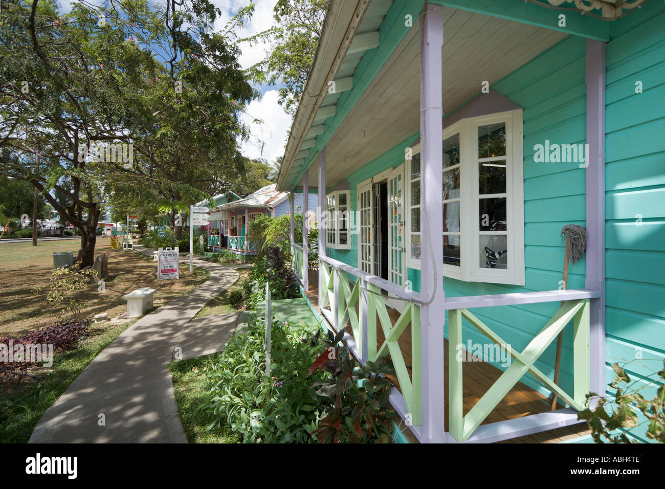 Chattel House Village, Holetown, West Coast, Barbados, Lesser Antilles ...