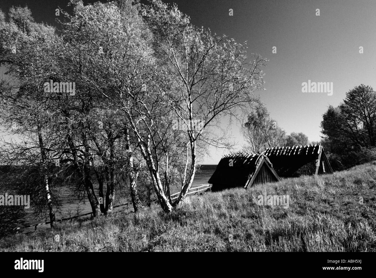 Building open air museum Black and White Stock Photos & Images - Alamy