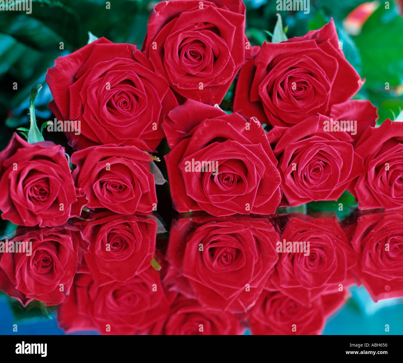 Red Roses Bouquet Stock Photo - Alamy